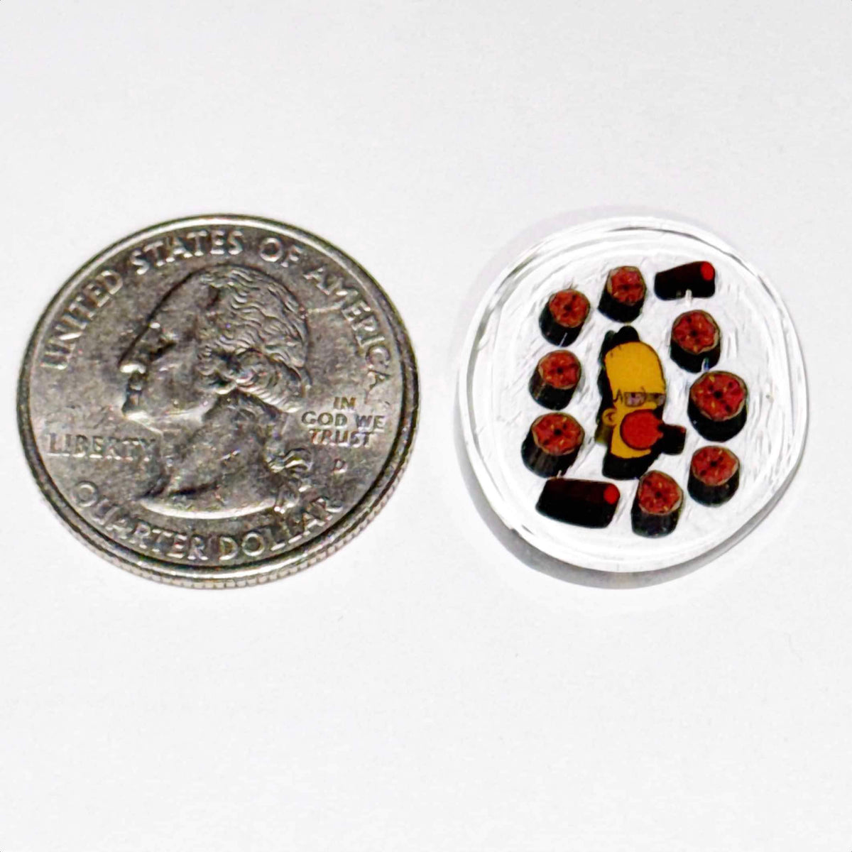 Malachi Wilkinson Homer Simpson Donut/Cigar Cluster Coin – Mille Mafia