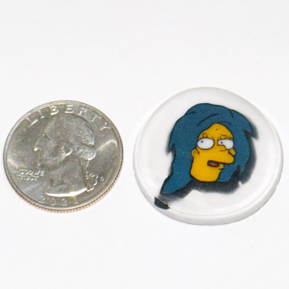 Beth James Pinup Marge Simpson Head Coin – Mille Mafia